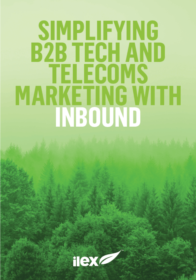 SIMPLIFYING B2B TECH AND TELECOMS MARKETING WITH INBOUND eBOOK